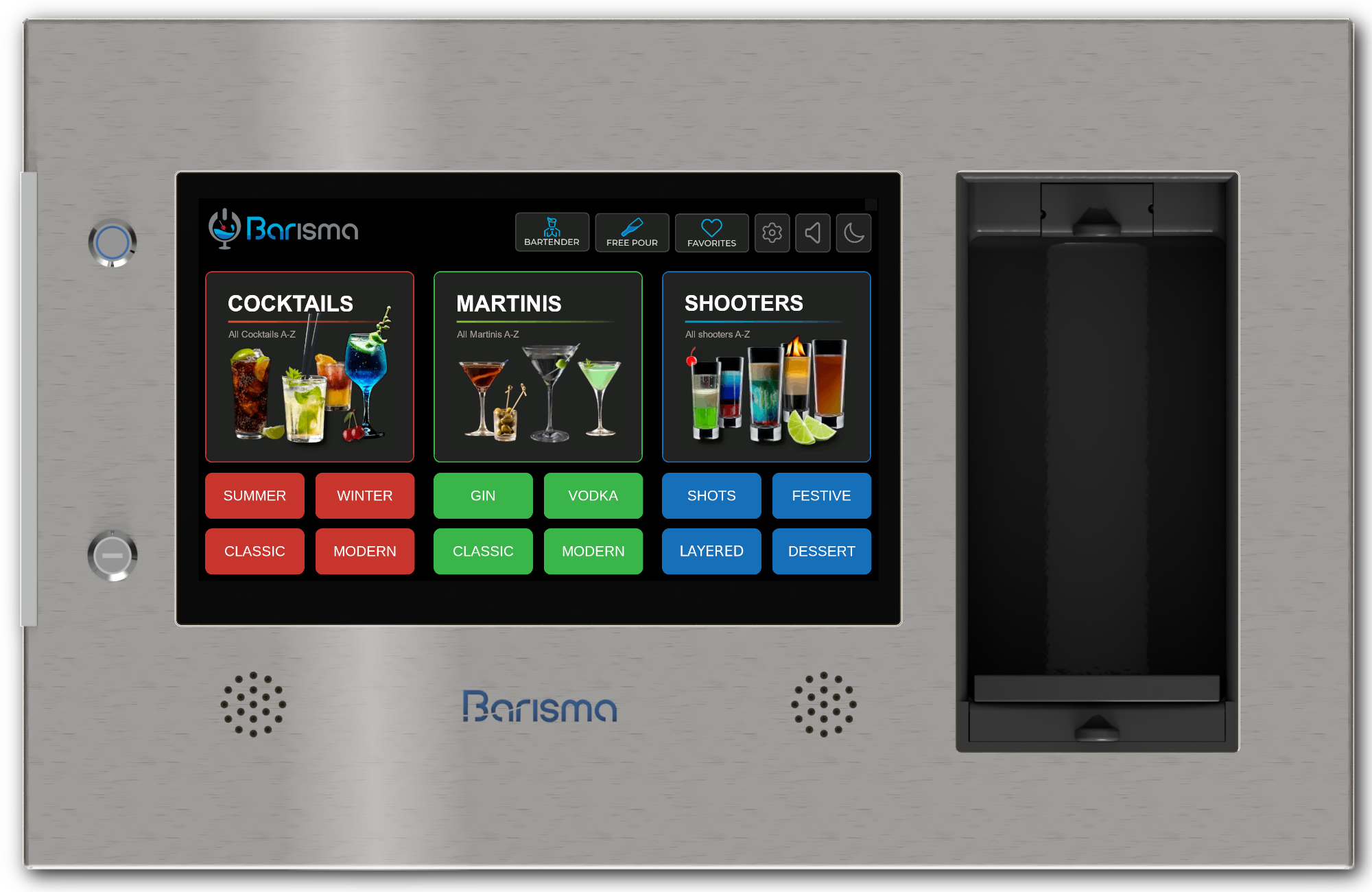 Barisma Built-in Bartender (Stainless Steel)